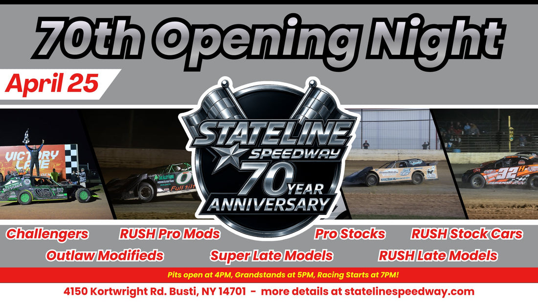 70th Opening Night featuring Super 7 Racing – Stateline Speedway