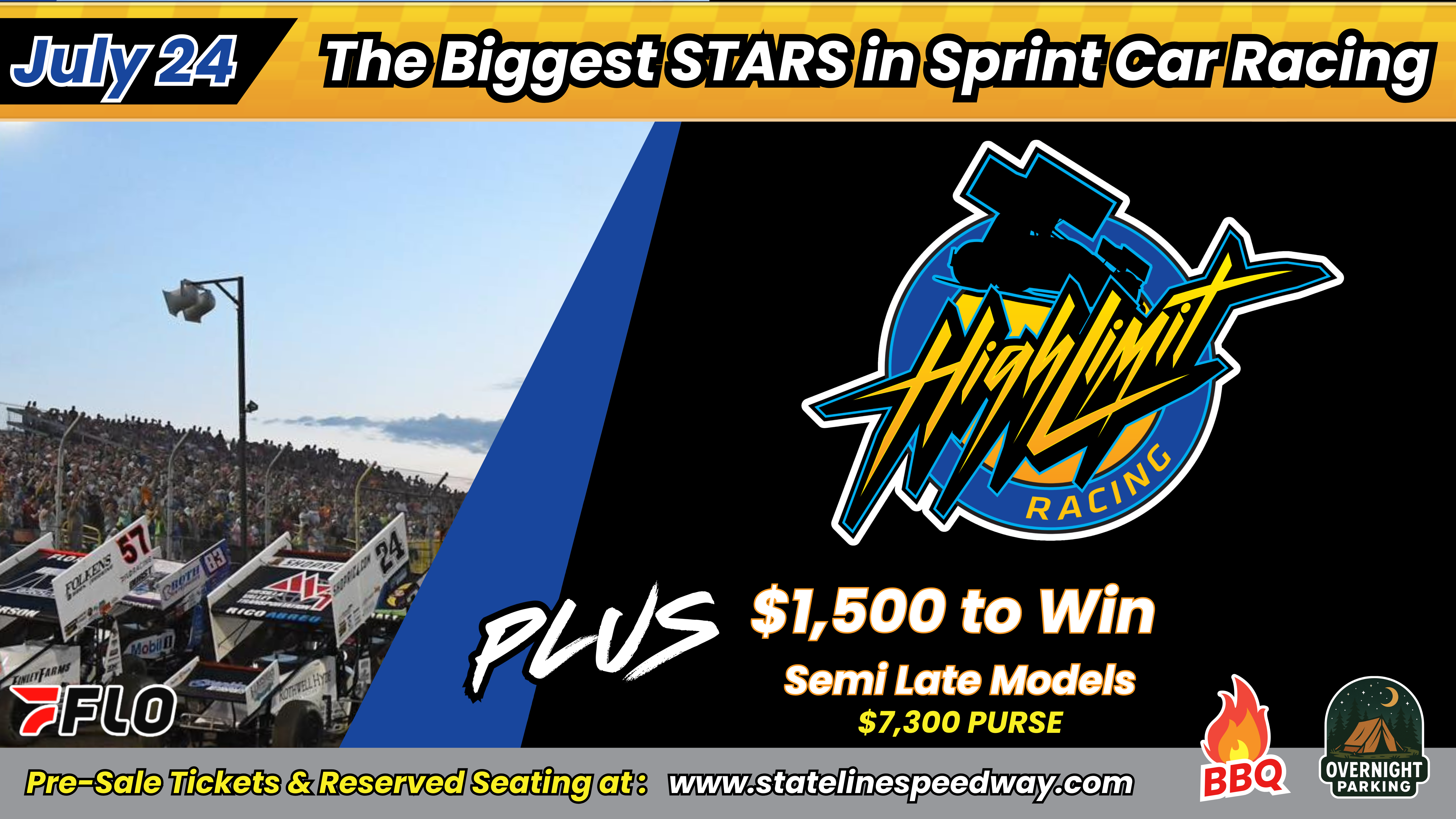 High Limit Sprint Car Series – Stateline Speedway